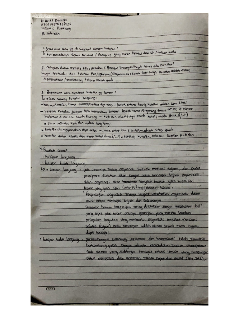 Muhammad Arief Raditya C Mesin PLG | PDF