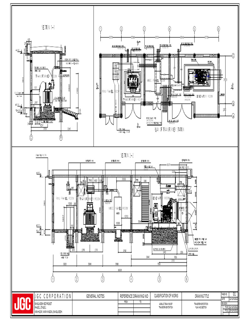 Transformer Station As-Built Drawing - 20221025 - R1 | PDF