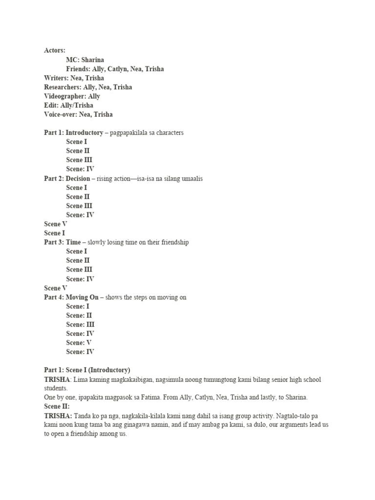 Mil Moving On Script | PDF