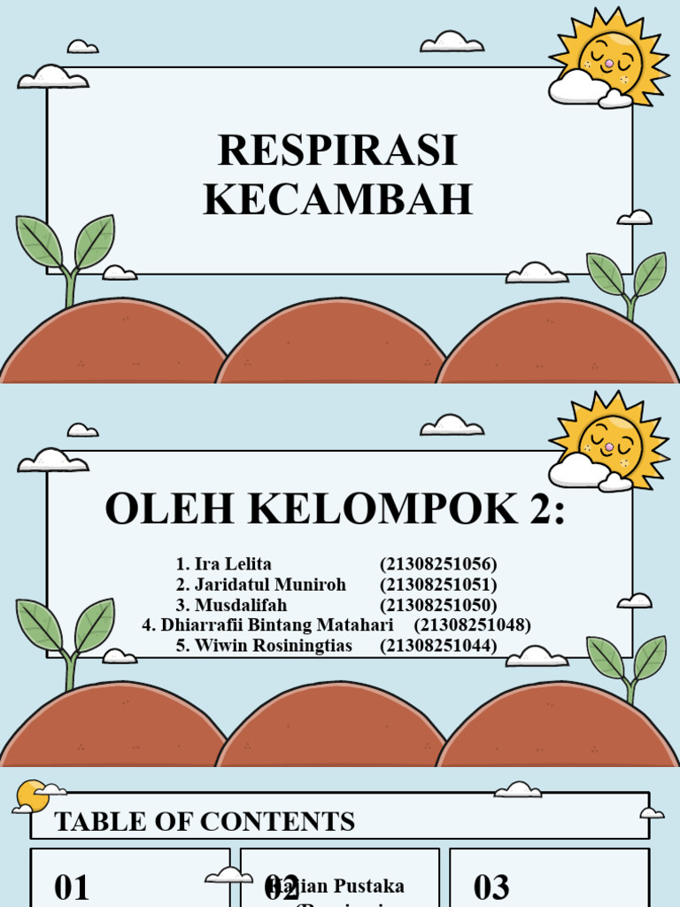 Laju Respirasi Kecambah Kacang Hijau | PDF