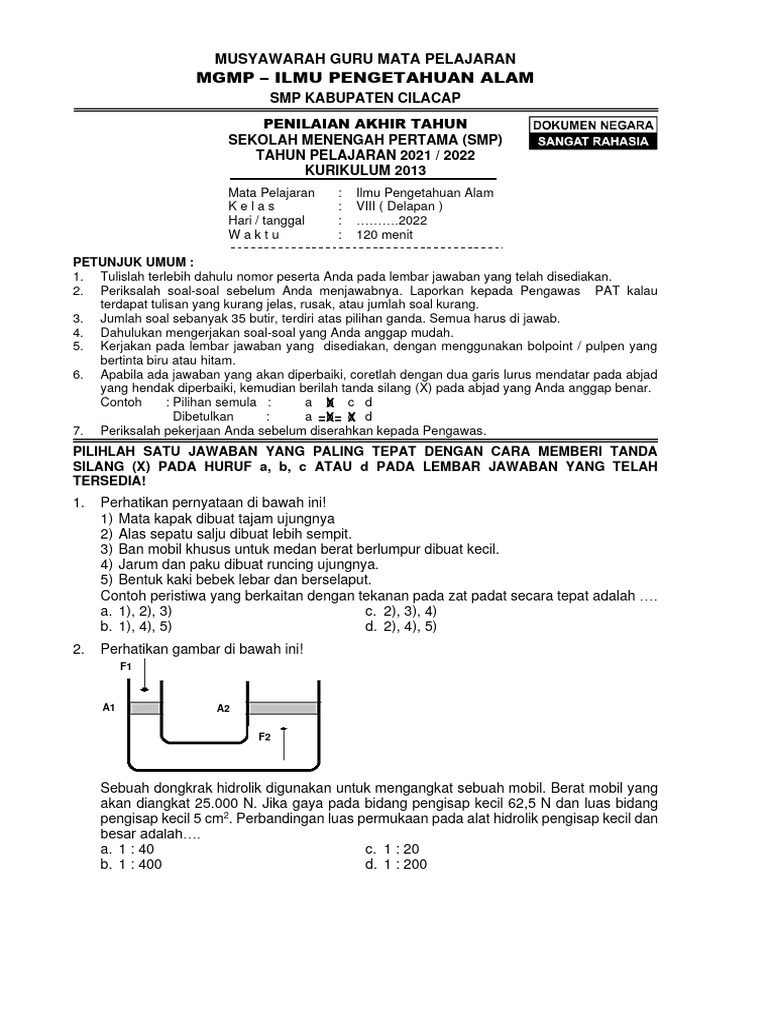 IPA 8 2022 Kls 8 | PDF