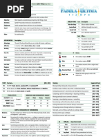 Fabula Ultima Character Sheet | PDF | Role Playing Games