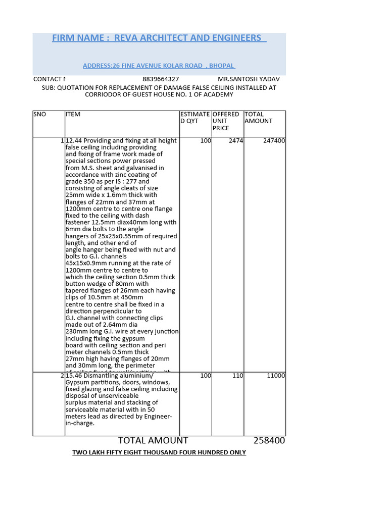 FALSE Ceiling | PDF | Mechanical Engineering | Building Materials