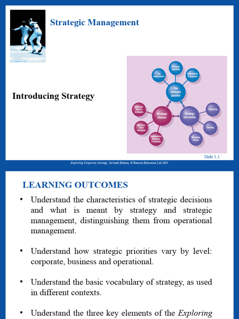 Chapter-1 Strategic | PDF | Strategic Management | Competitive Advantage