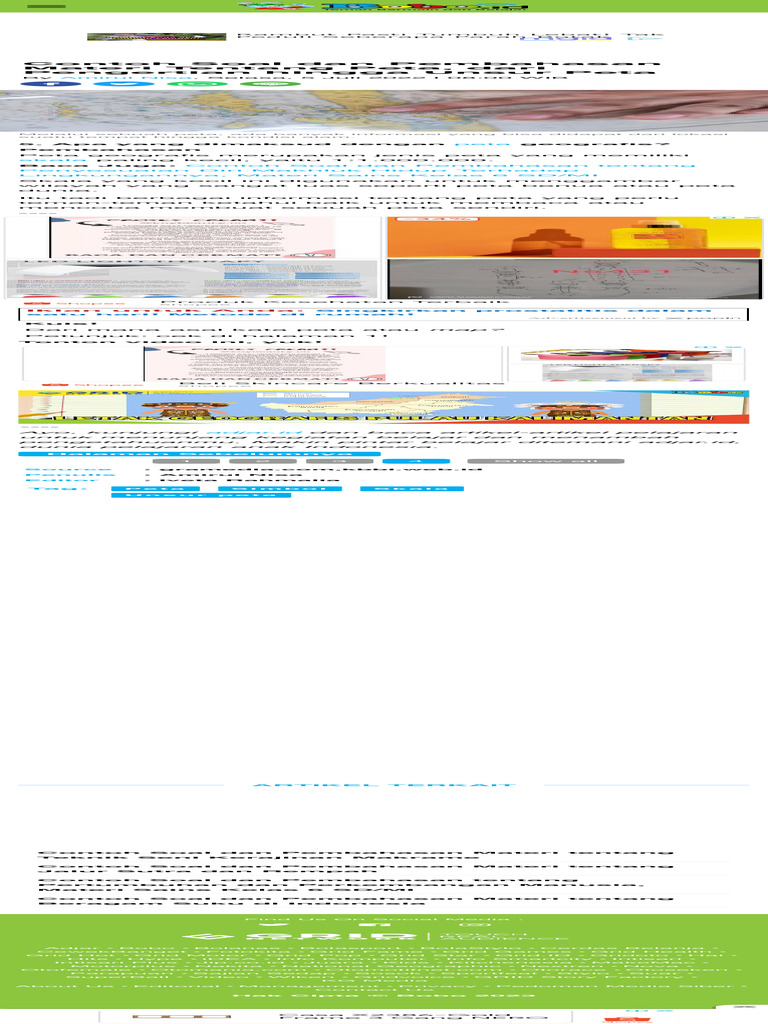 Contoh Soal Dan Pembahasan Materi Tentang Peta, Dari Pengertian Hingga Unsur Peta 4 | PDF