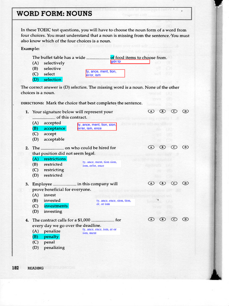 Lesson 1 - Noun, Verb, Adj, Adv | PDF | Syntax | Morphology