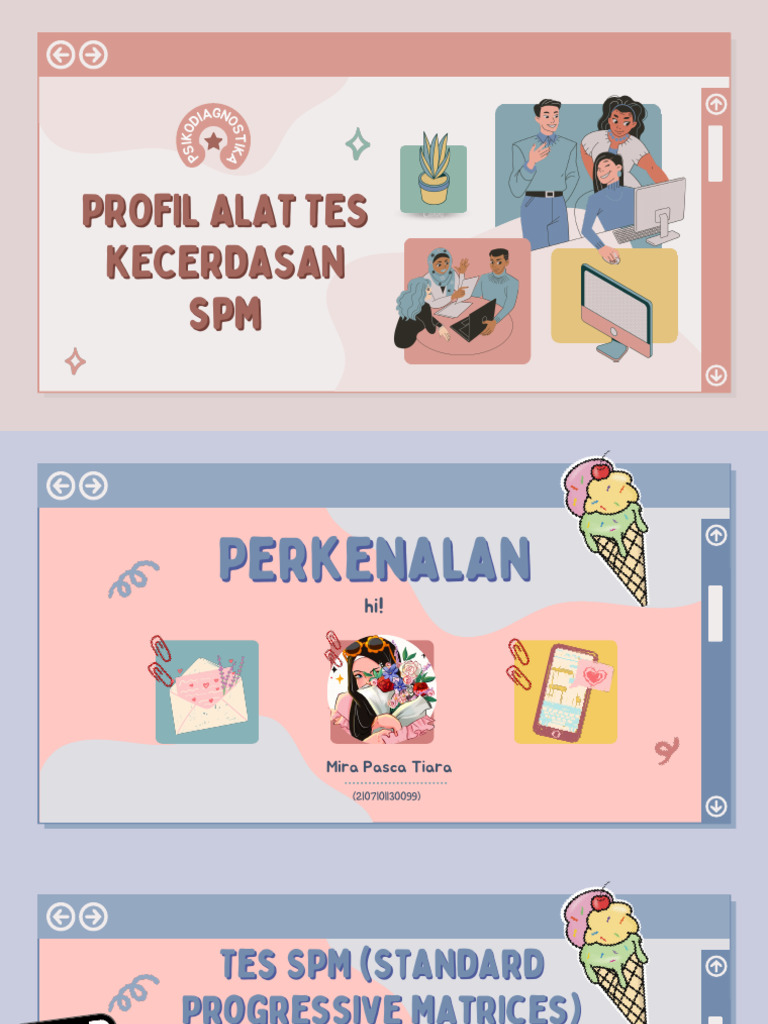 Profil Alat Tes Kecerdasan SPM | PDF | Karier & Perkembangan ...