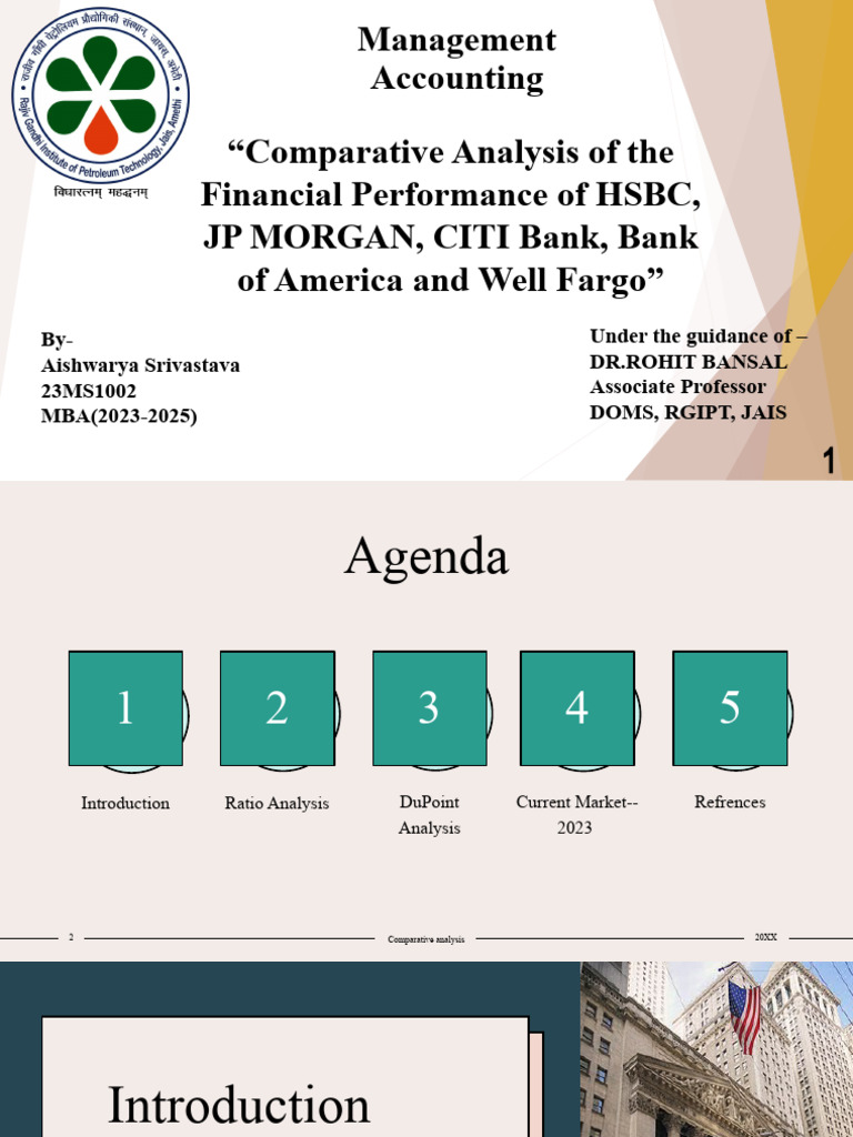 Comparative Financial Analysis of Major Banks | PDF | Jp Morgan Chase ...