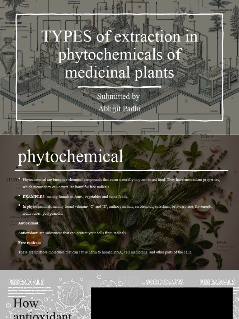 Types of Phytochemical Extraction | PDF | Distillation | Supercritical ...