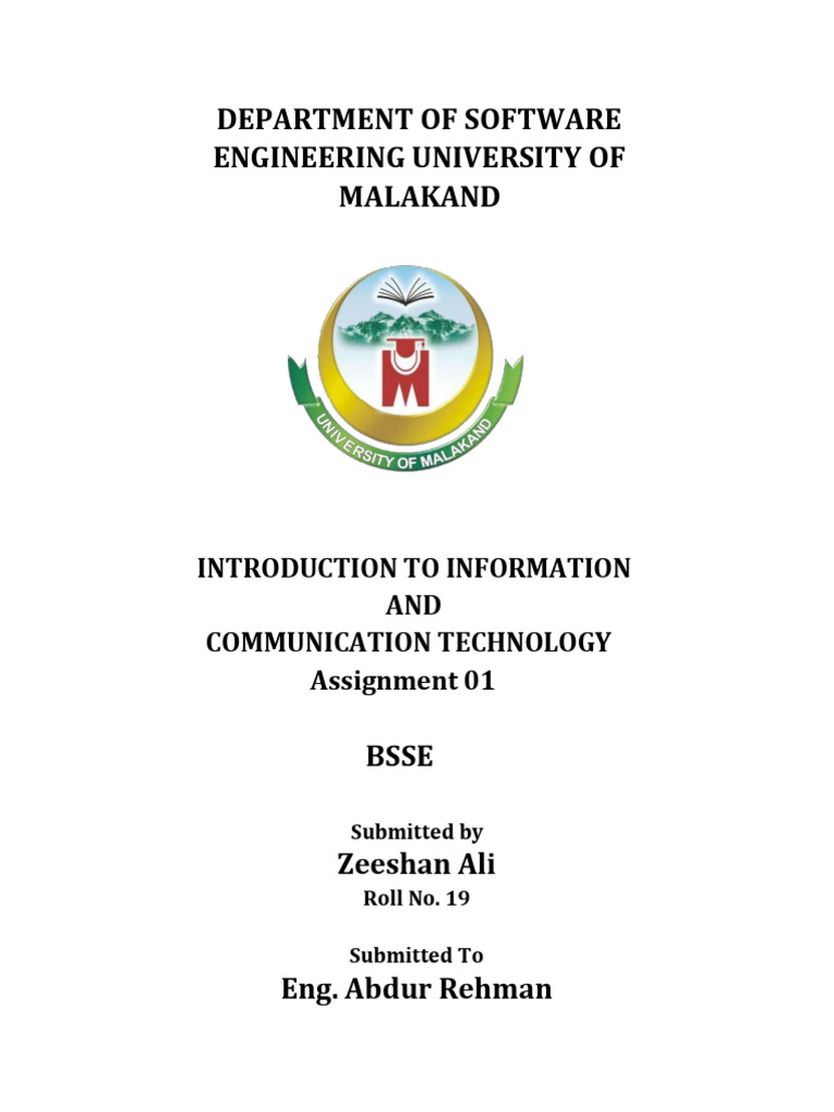 1st Lab Task Zeeshan Ali | PDF | Central Processing Unit | Computer Data Storage