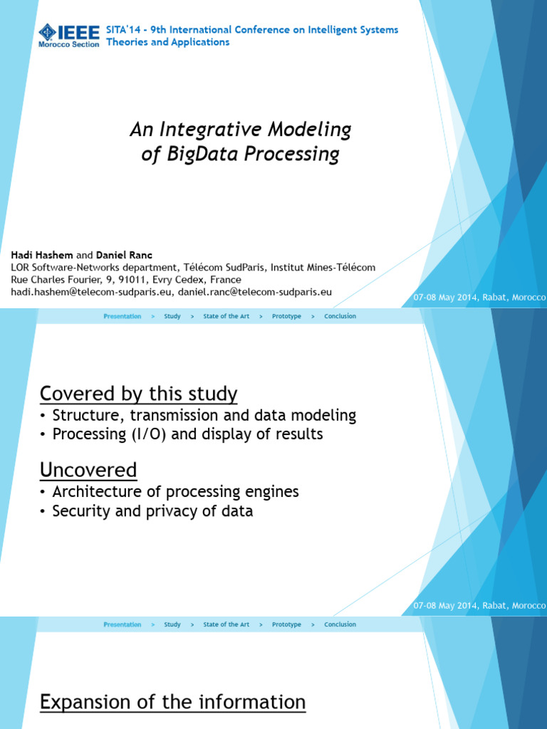 An Integrative Modeling of BigData Processing | PDF | No Sql | Databases