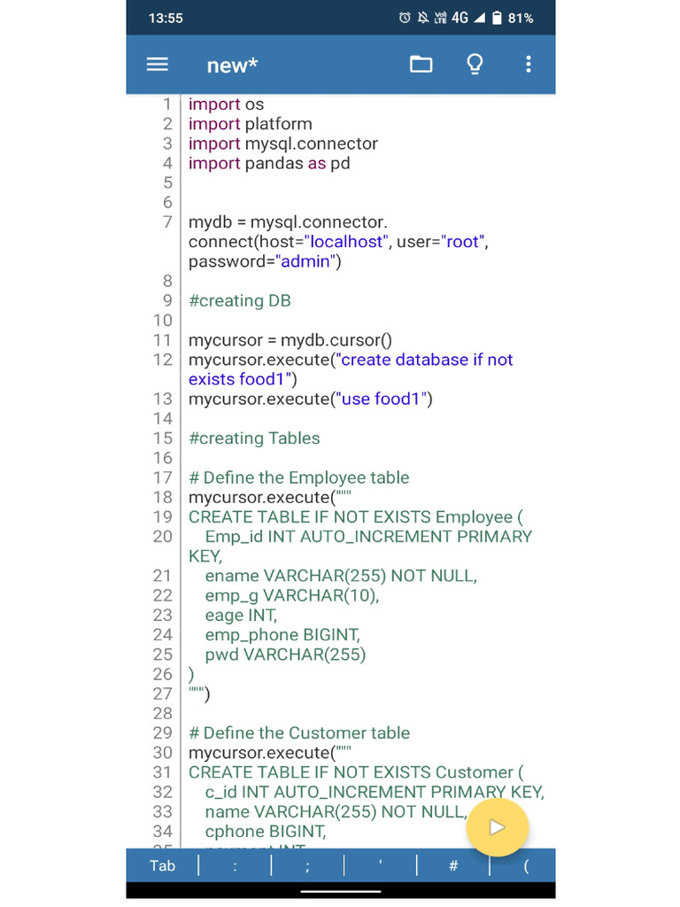 Food Order System | PDF