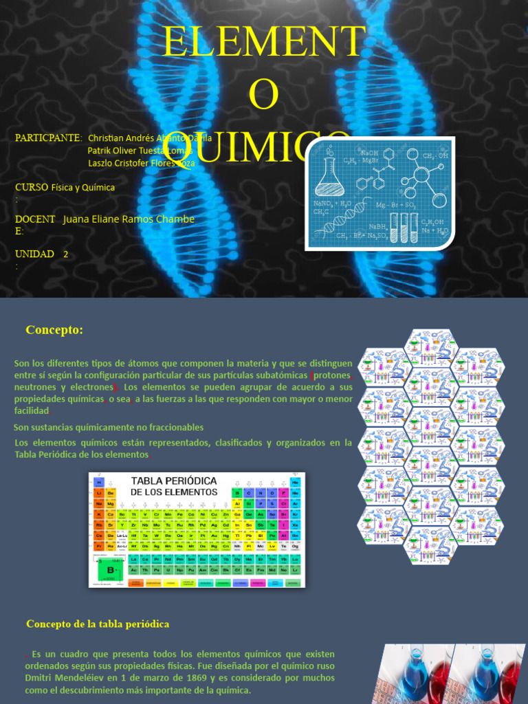 Elementos Quimicos | PDF | Química | Tabla periódica