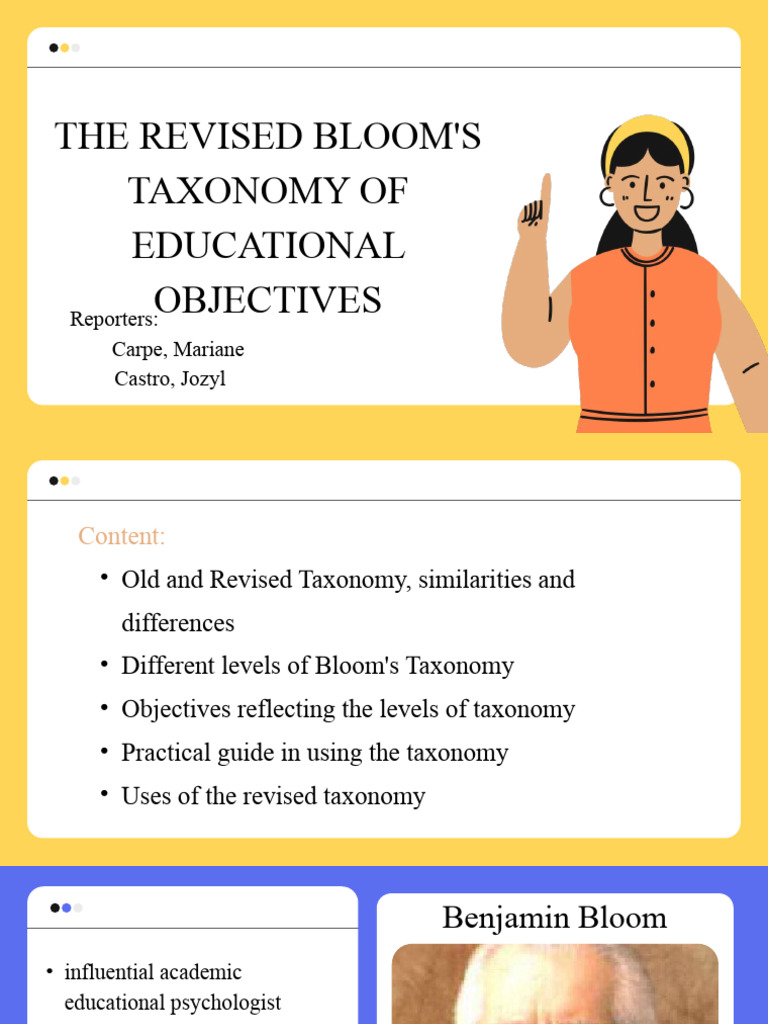 Module 16 - Blooms Taxonomy | PDF | Learning | Mental Processes