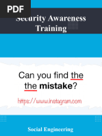 Cyber Security Awareness Training 2024 | PDF | Cybercrime | Security