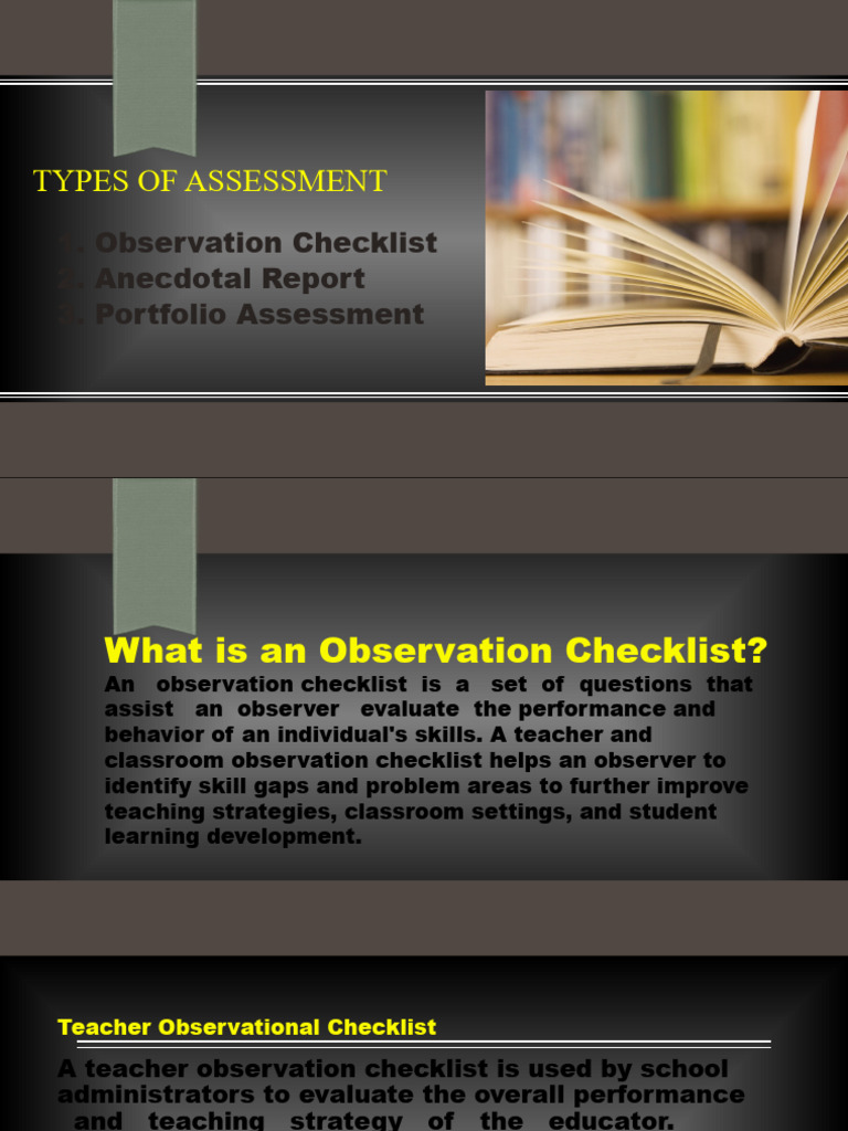 RIO GOLES - Types of Assessment | PDF | Educational Assessment | Teachers