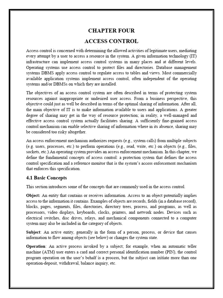 Chapter 4 and 5 | PDF | Computer Access Control | Firewall (Computing)