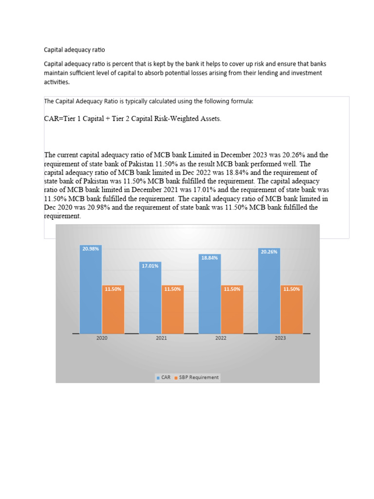 Capital Adequacy Ratio | PDF | Capital Adequacy Ratio | Capital Requirement