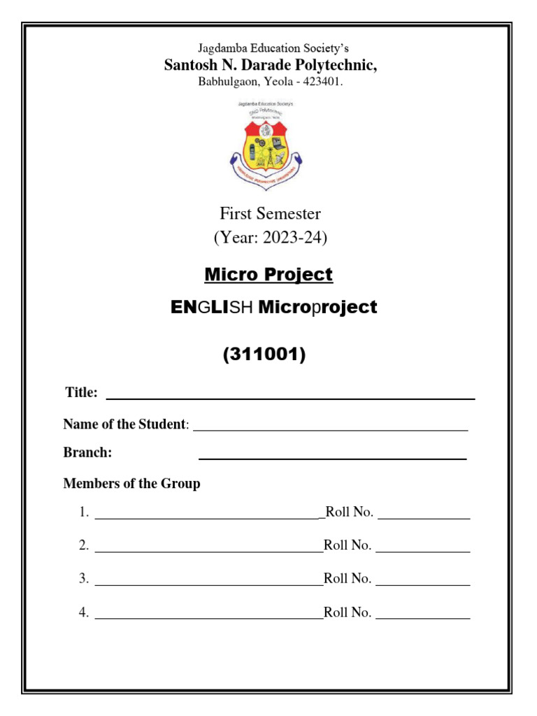 ICT311001 Micro Project | PDF | Technology & Engineering