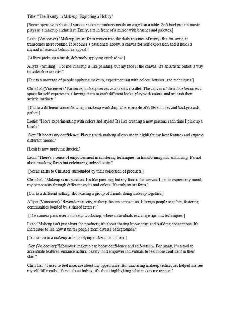 EmTech Script | PDF | Creativity