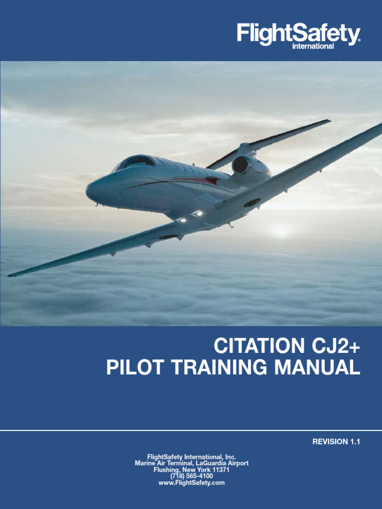CJ2+ Pilot Training Manual | PDF | Aircraft Flight Control System ...