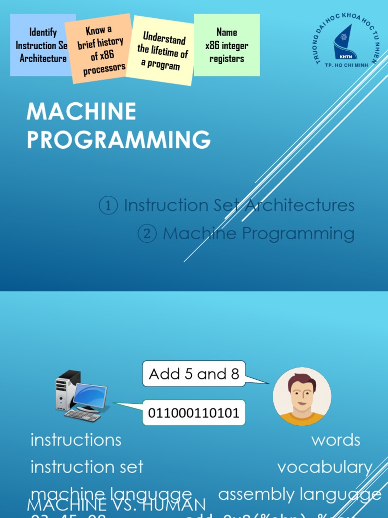 03A Machine Programming Basics v1.2 | PDF | Computer Program | Programming 03A Machine Programming Basics v1.2 | PDF | Computer Program | Programming