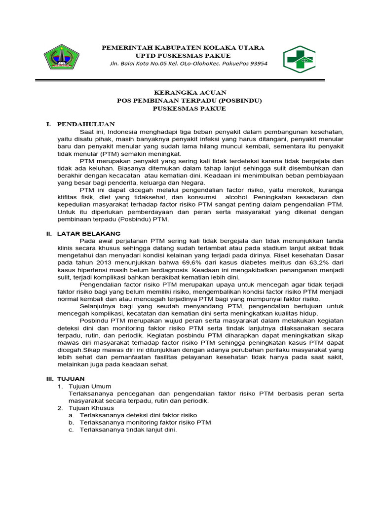 Kak Program PTM | PDF | Ilmu Sosial | Pengembangan Diri