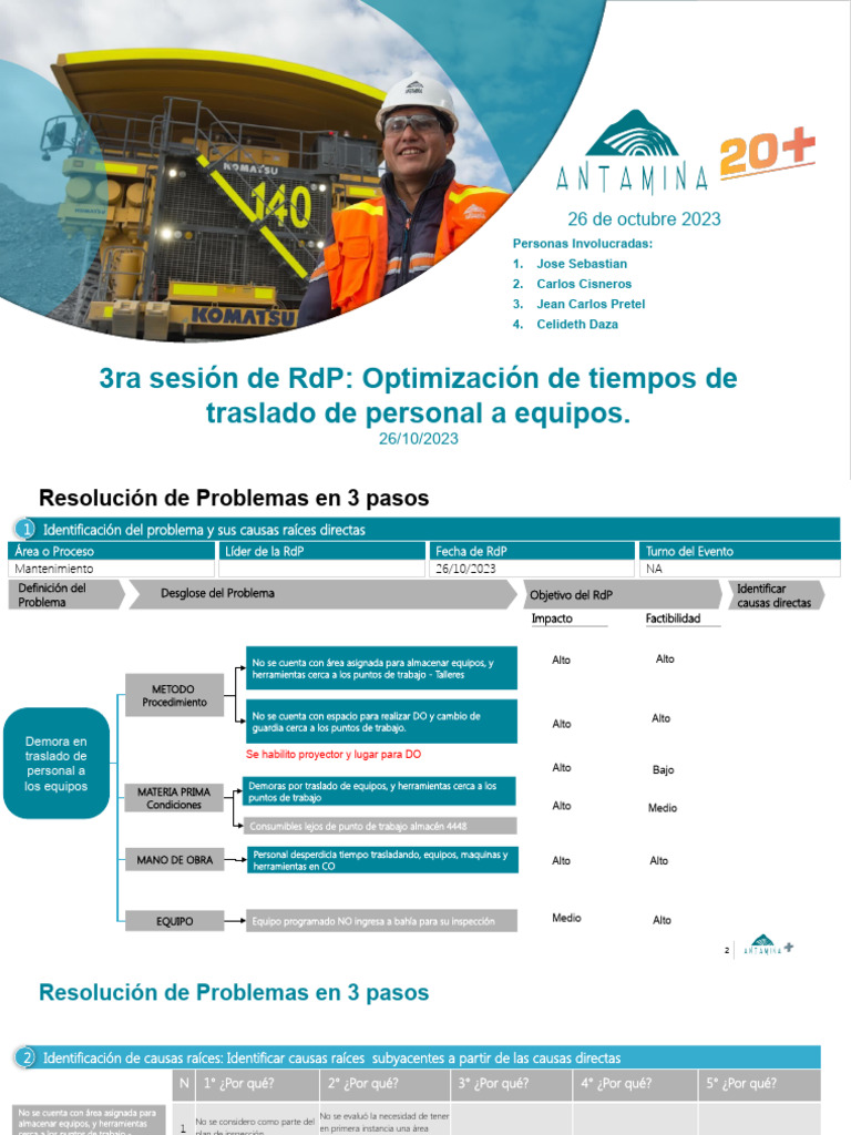 RdP3 - Optimización de Tiempos de Traslado de Personal A Los Equipos ...