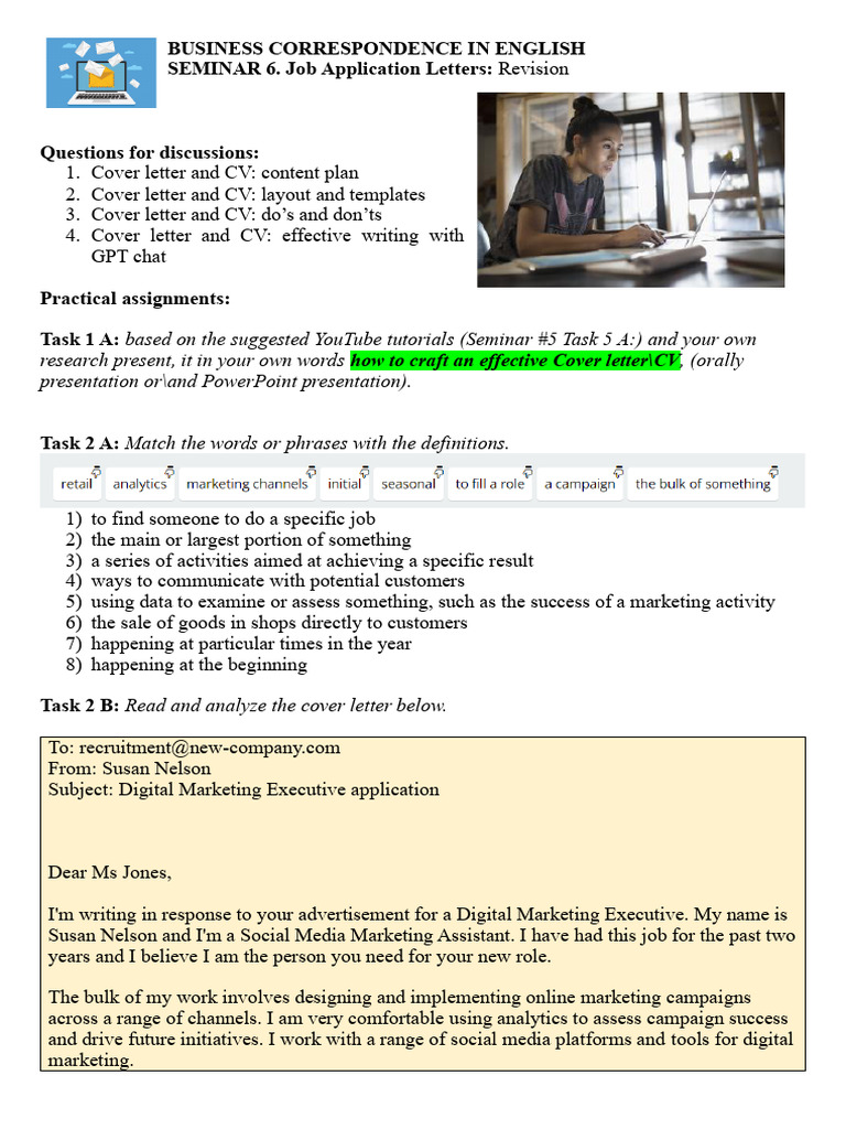 Seminar 6 - Plan and Assignments | Download Free PDF | Marketing | Digital Marketing