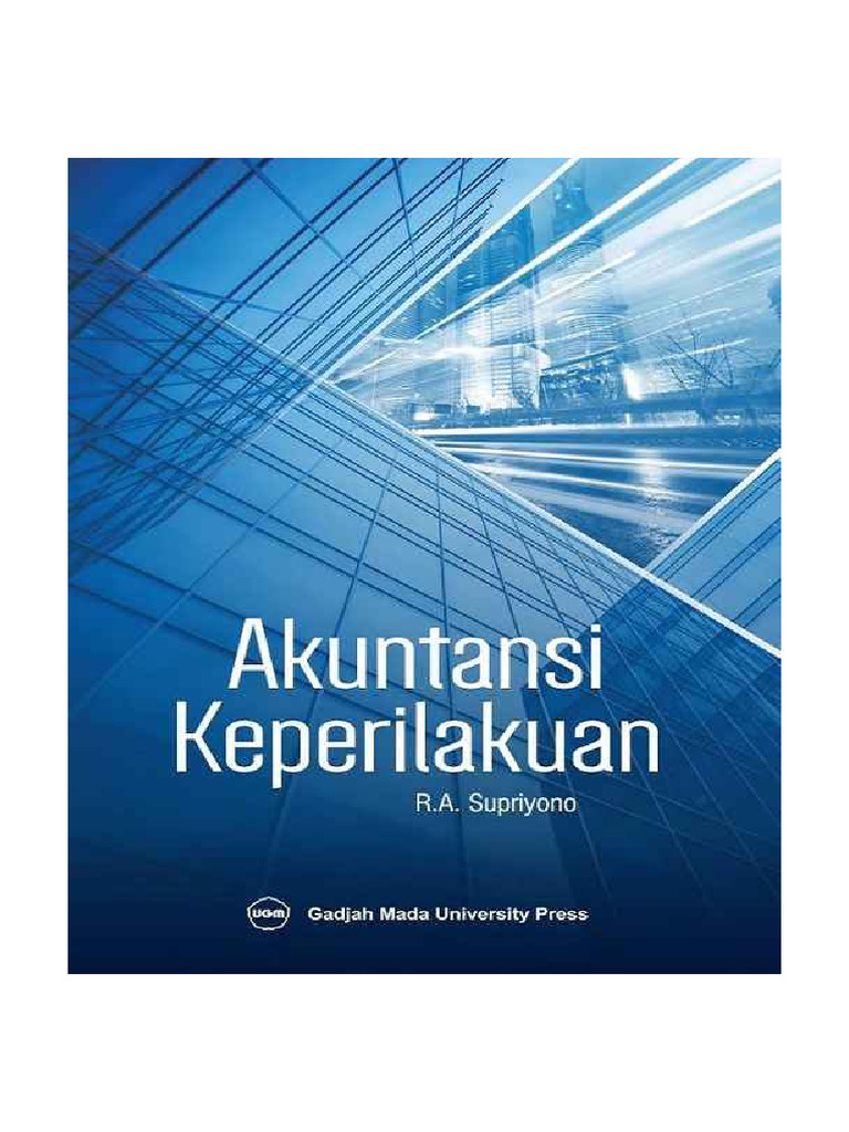 RA Supriyono. (2018) - Akuntansi Keperilakuan | PDF