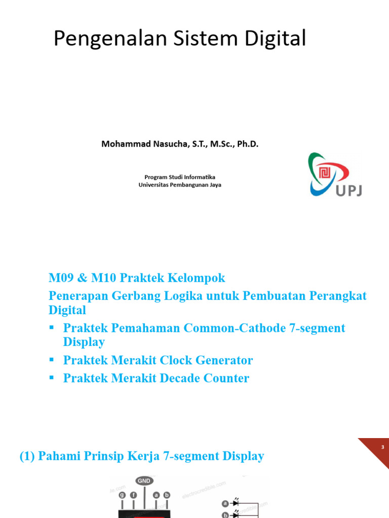 M09 M10 Praktek - Decade Counter 4026 | PDF | Computer Science | Manufactured Goods