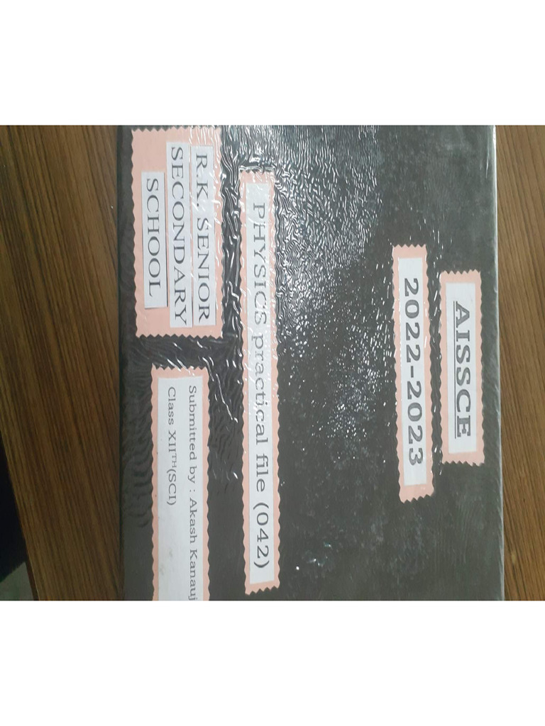 Physics Practical File | PDF