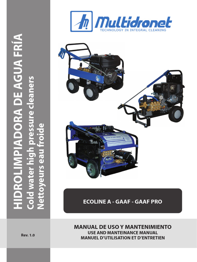 Manual Ecoline A - Gaaf - Gaaf Pro | PDF | Bomba | Agua