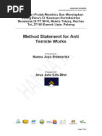Method Statement For Anti-Termite Treatment | PDF | Personal Protective Equipment | Building ...