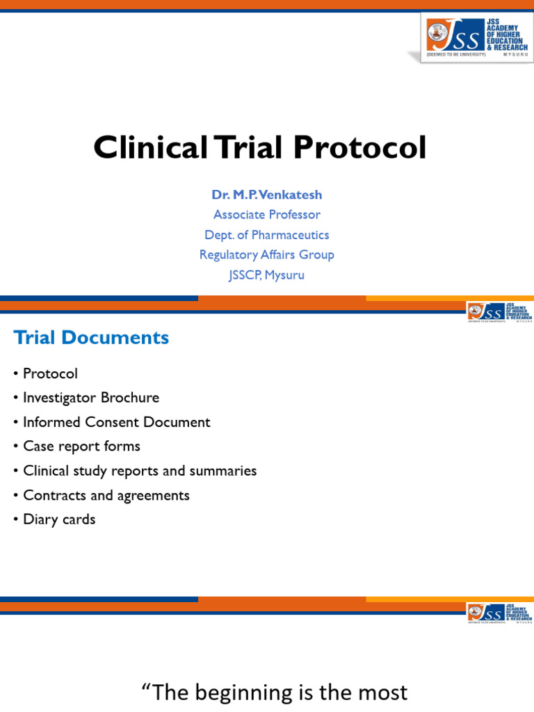 Clinical Trial Protocol | PDF | Clinical Trial | Placebo