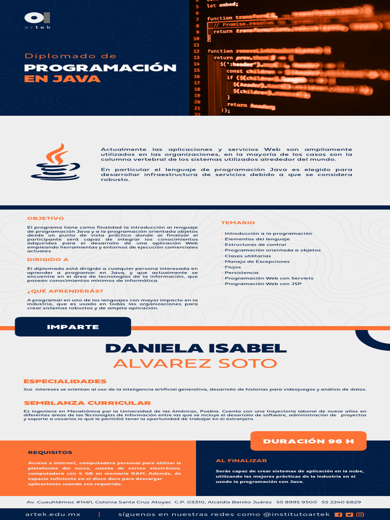 Diplomado - Programacion Java | PDF | Java (lenguaje de programación) | Software de la aplicacion