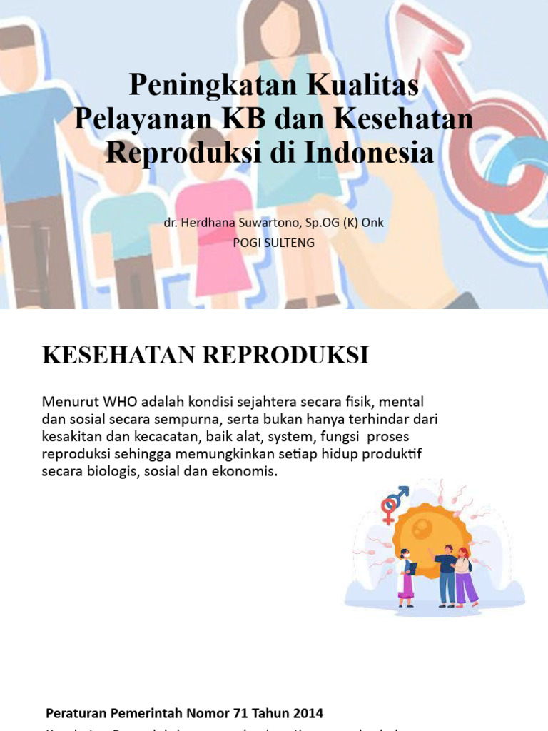 Peningkatan Kualitas Pelayanan KB Dan Kesehatan Reproduksi Di Indonesia ...