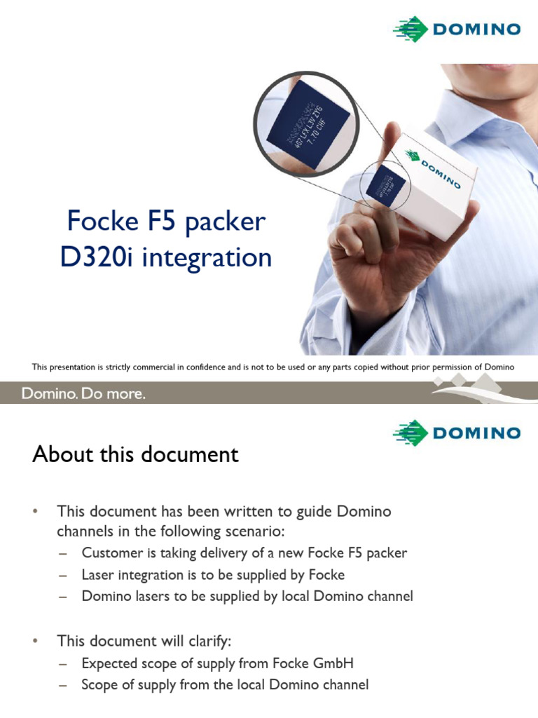 Focke F5 Integration Info Nov17 | PDF | Electronics | Manufactured Goods