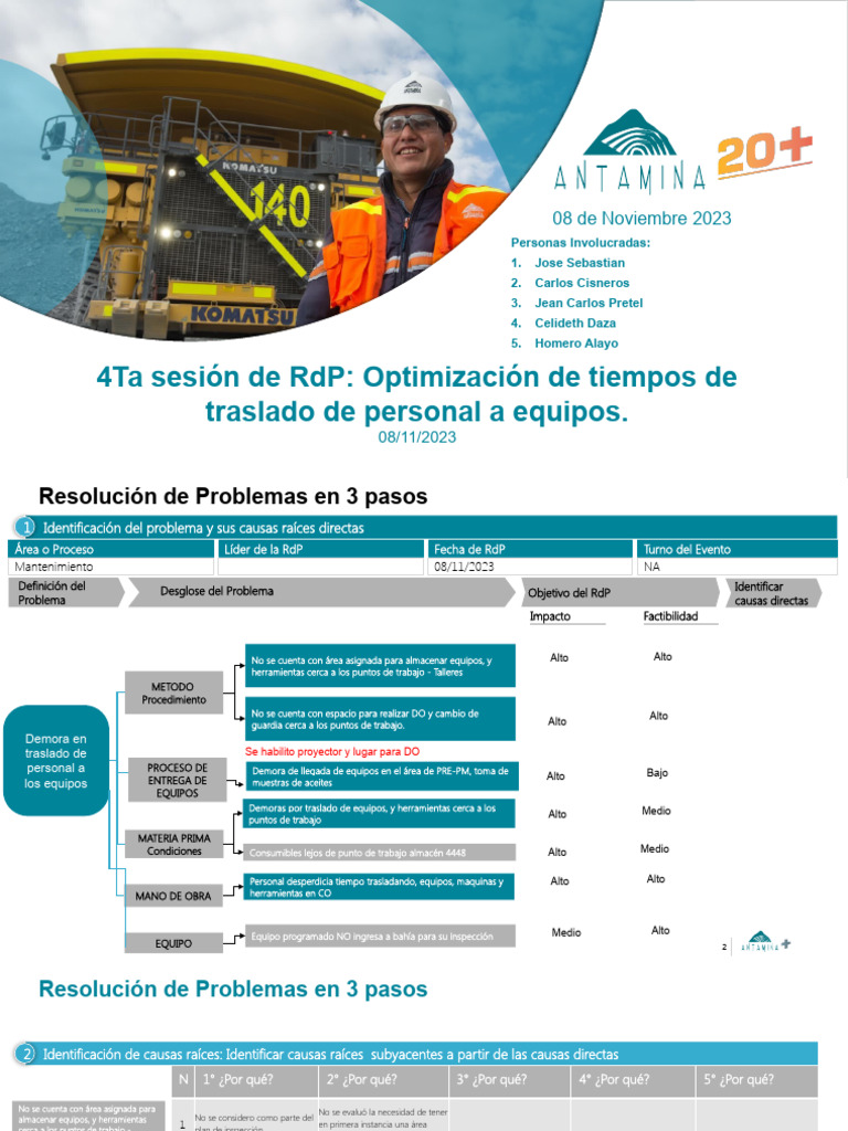 RdP3 - Optimización de Tiempos de Traslado de Personal A Los Equipos - 08!11!23 | PDF