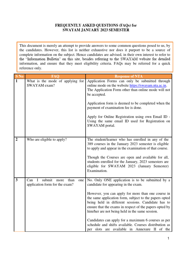 FREQUENTLY ASKED QUESTIONS January 2023 | PDF | Identity Document | Fee