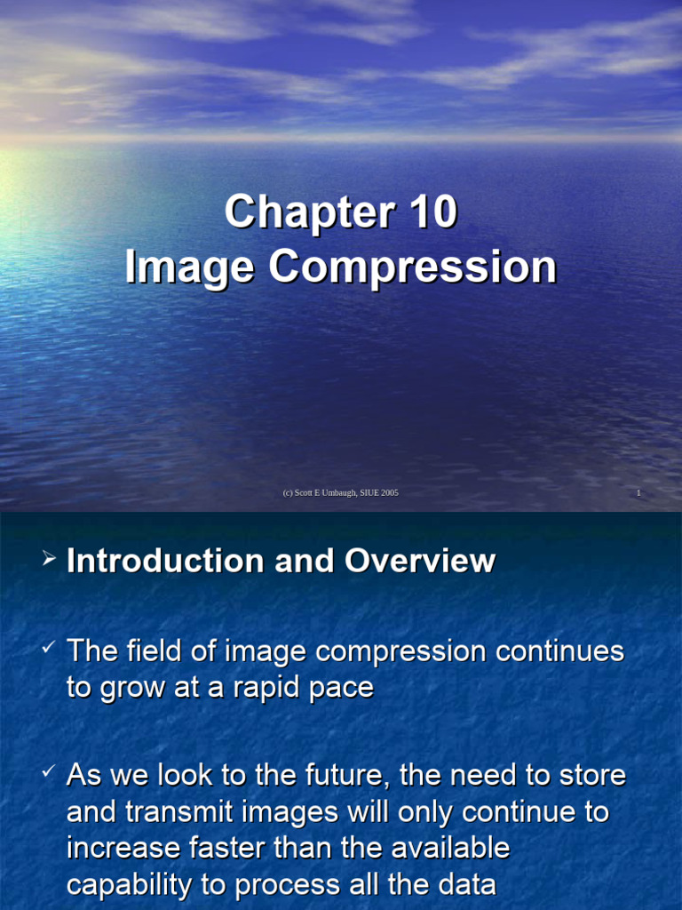 Chapter 10 | PDF | Data Compression | Video