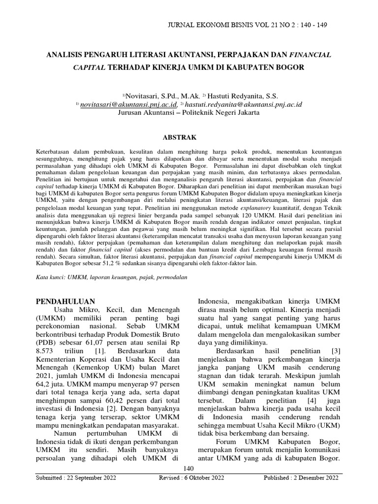 Novitasari Akuntansi Artikel Ilmiah | PDF