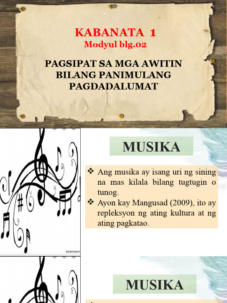 FIL 3 Kabanata 1 Modyul 2 | PDF