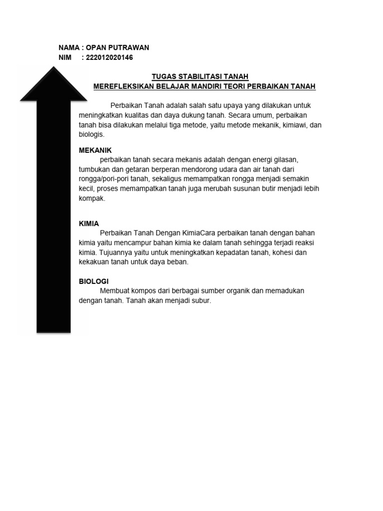 Perbaikan Tanah Dengan 3 Metode | PDF