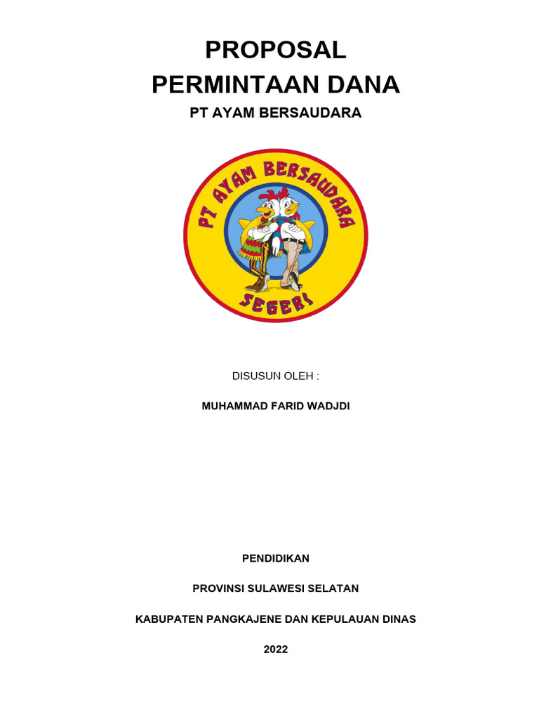 PROPOSAL Permintaan Dana | PDF