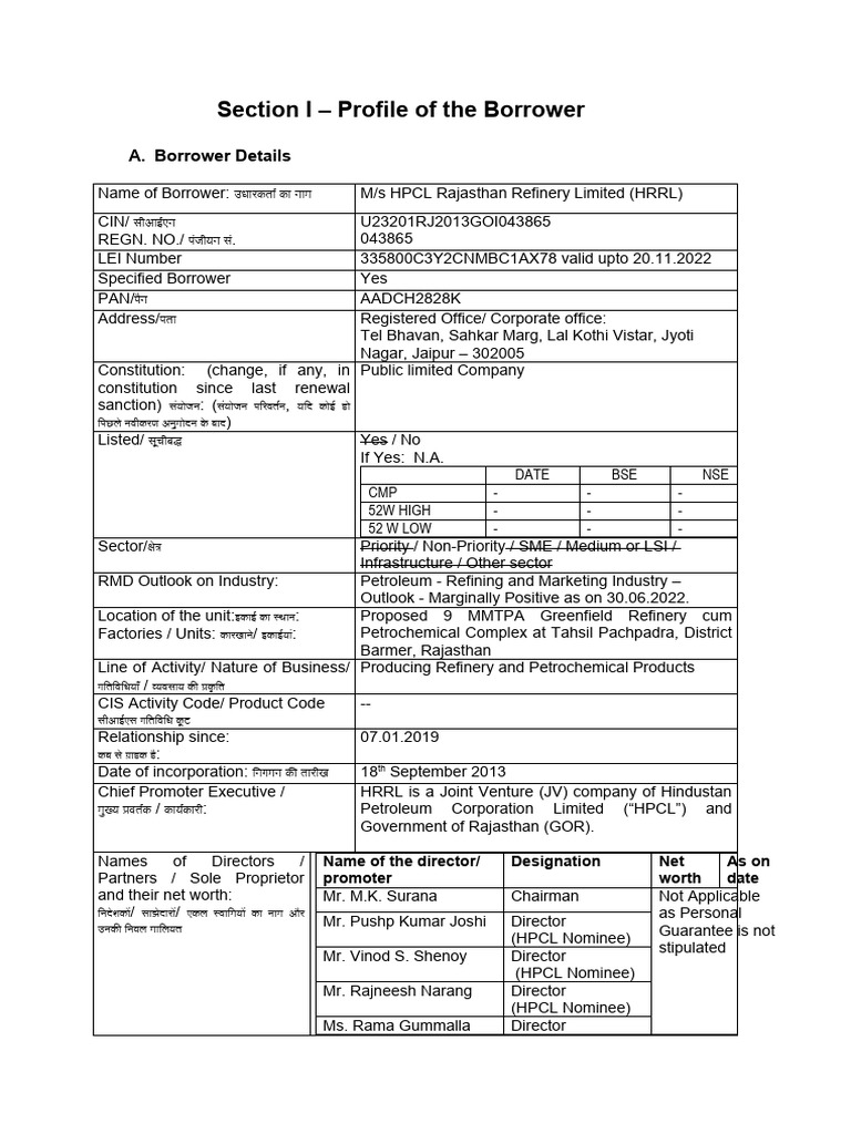 HPCL Draft | PDF | Oil Refinery | Bond Credit Rating