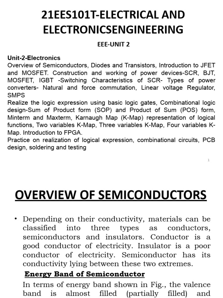 Beee-Unit 2 | PDF | P–N Junction | Bipolar Junction Transistor