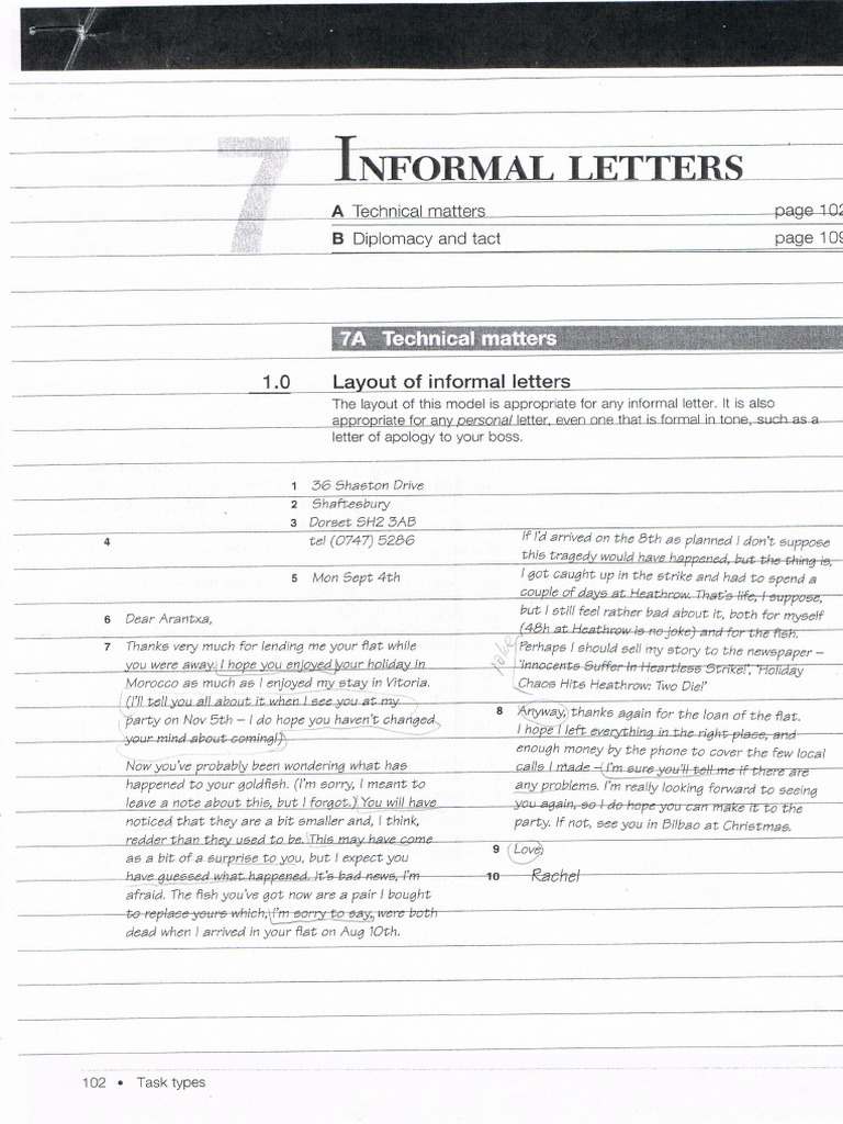 Informal Letter | PDF