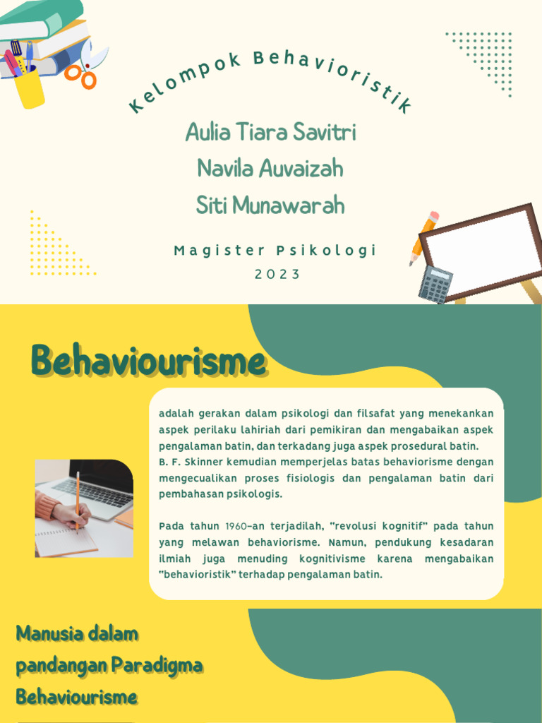 Teori Behavioristik | PDF