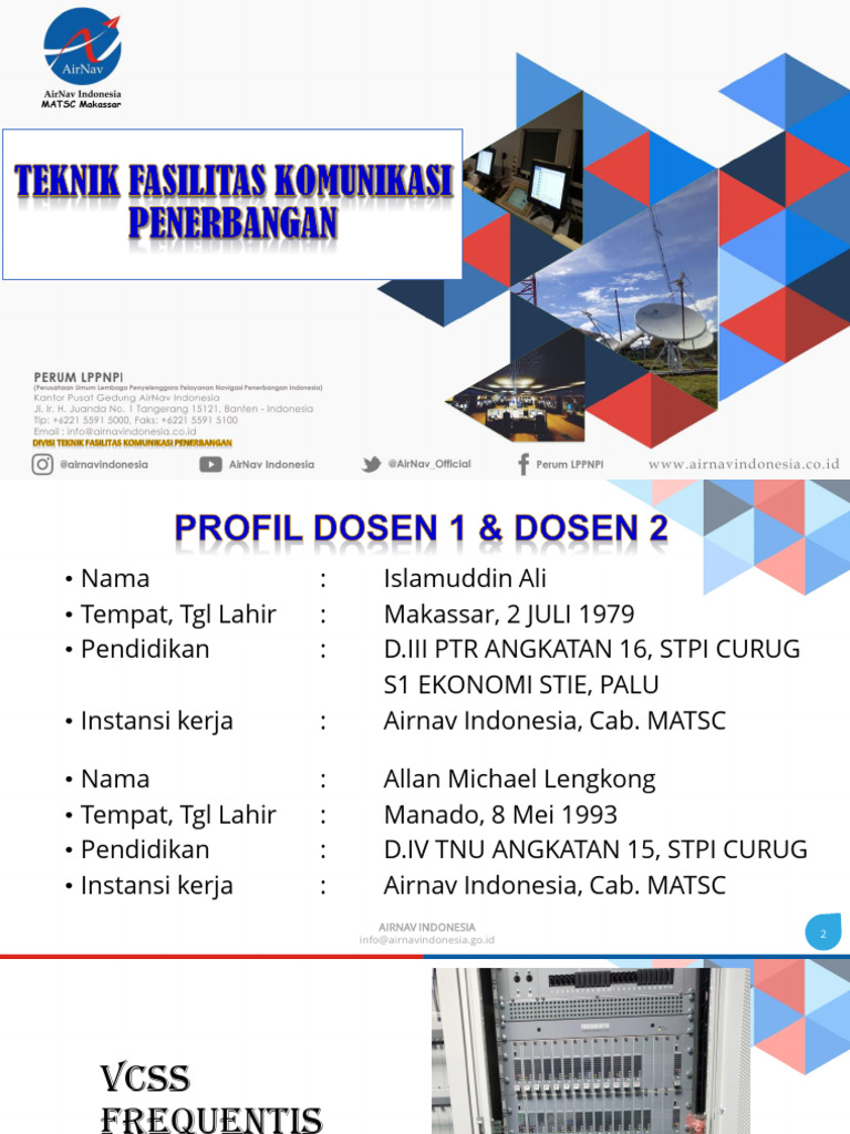 Sistem Komunikasi Penerbangan MATSC | PDF | Teknologi & Rekayasa